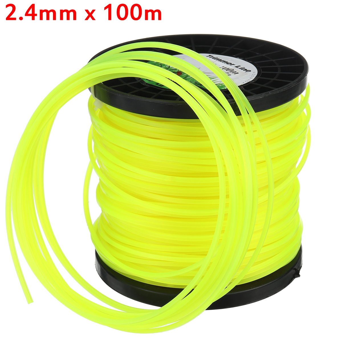 UK 2.4MMX100M BRUSHCUTTER Strimmer Trimmer Cord Line Wire Heavy Duty ...